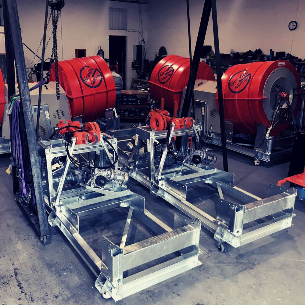 Gravity Mining Multi Gravity Separator Chassis - MintMech